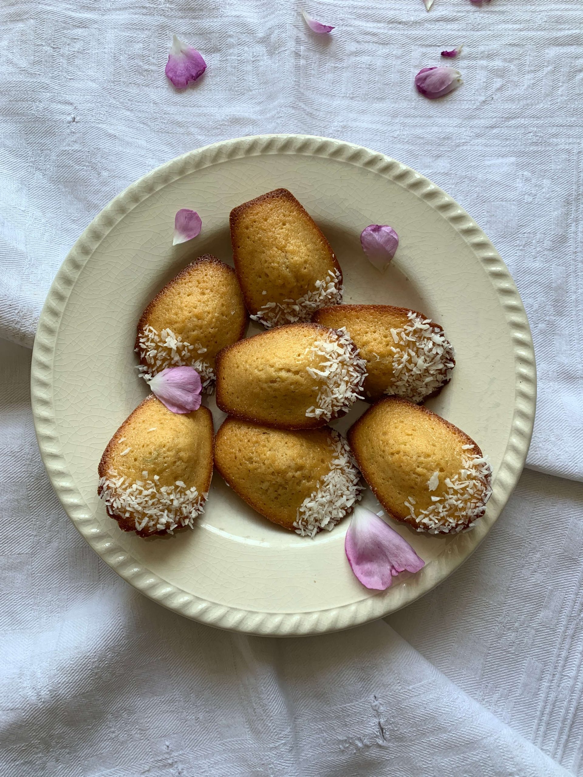 Coconut And Lime Madeleines | Anala